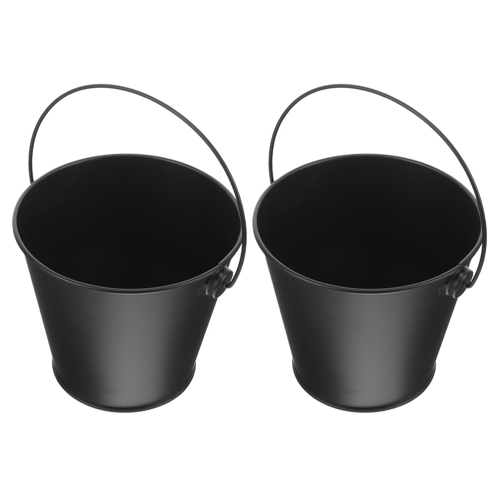 2 Pcs Drum Griddle Pan Buckets Drip Pan Outdoor Grill Bucket Bbq Grills ...