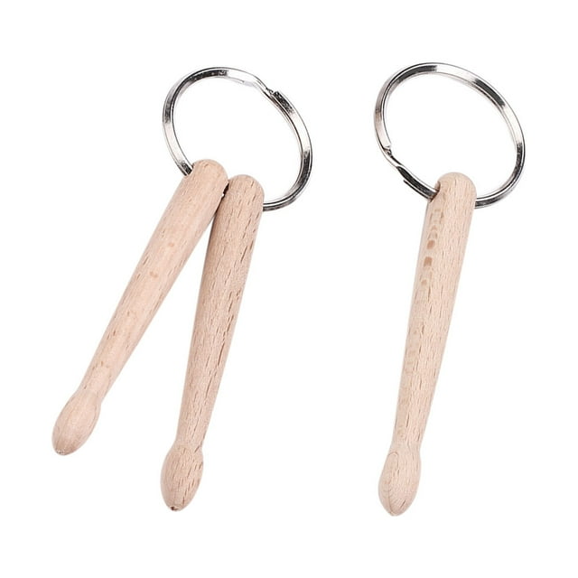 2 Pcs Drum Snare Stick Key Ring Keychains Women Student - Walmart.com