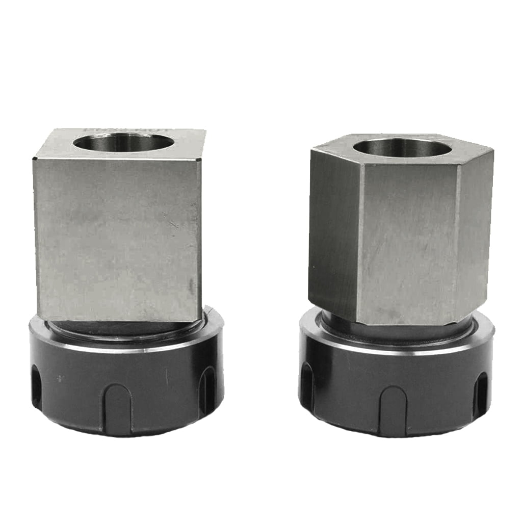 2 Pcs ER-32 Collet Chucks Block Set Lathe Turning Tools Engraving ...