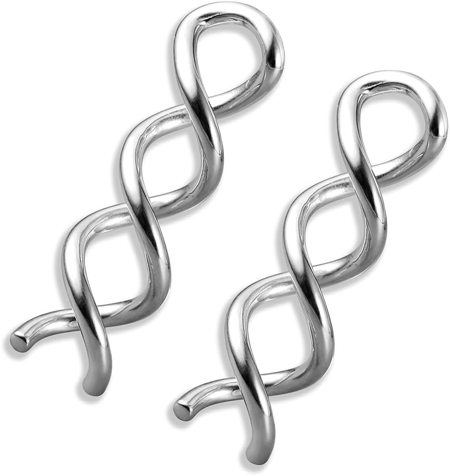 2 Pcs Ear Weight For Lobe - 6Mm+ Ear Tunnels Plugs - 316 Stainless ...