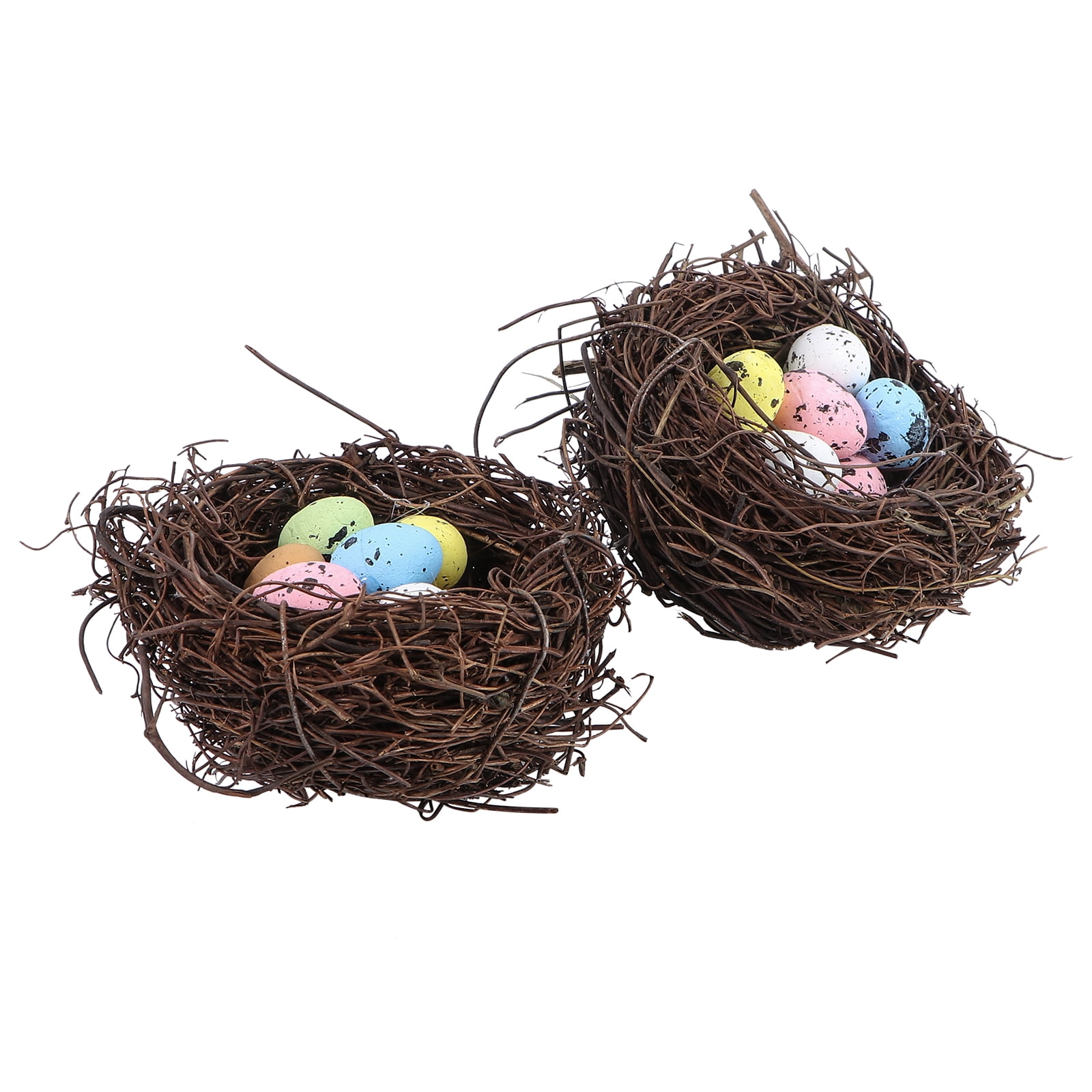Easter Bird Nest Decoration with Simulation Eggs and Creative ...
