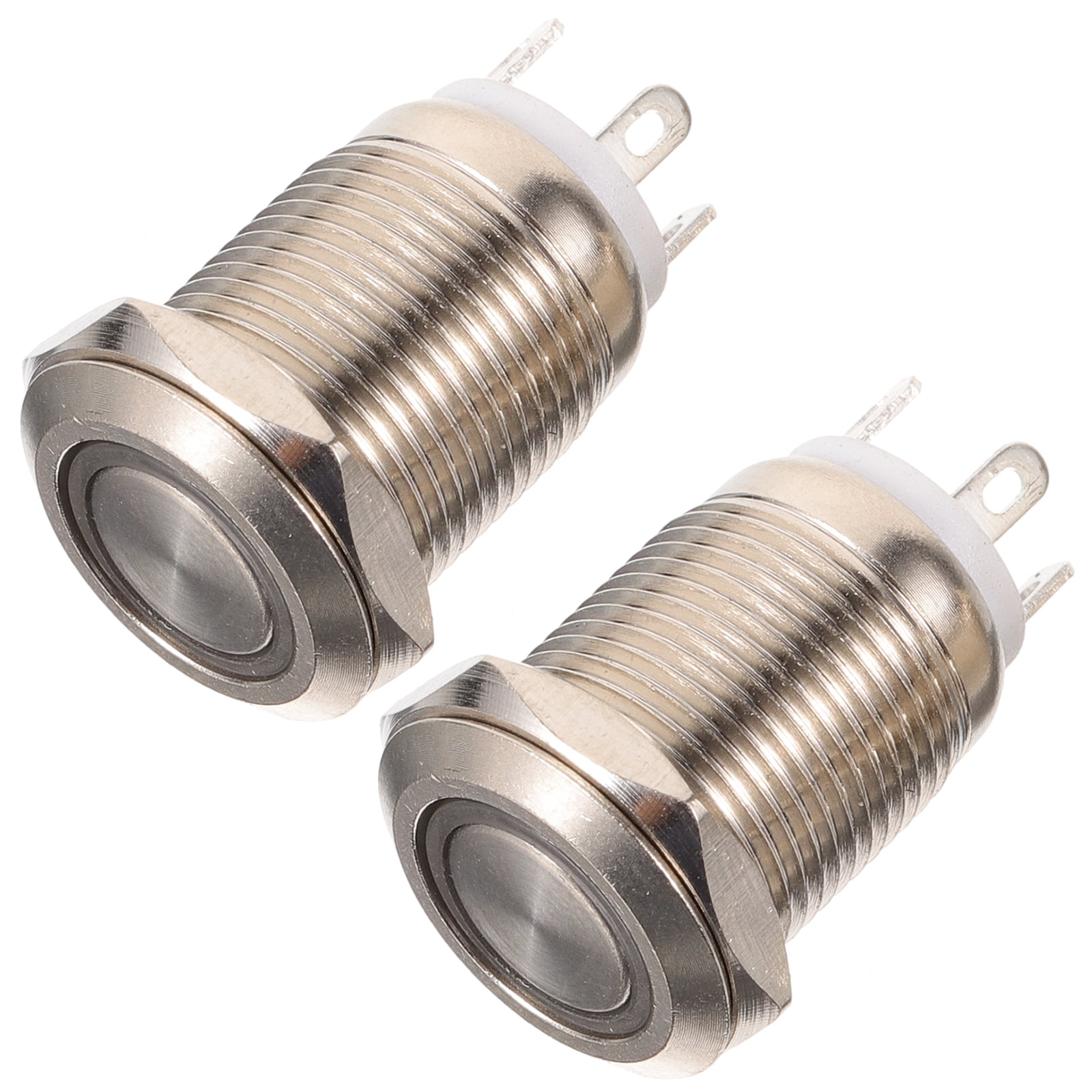 2 Pcs Easy Installation Wired Doorbell Button Replacement Garage Wall ...