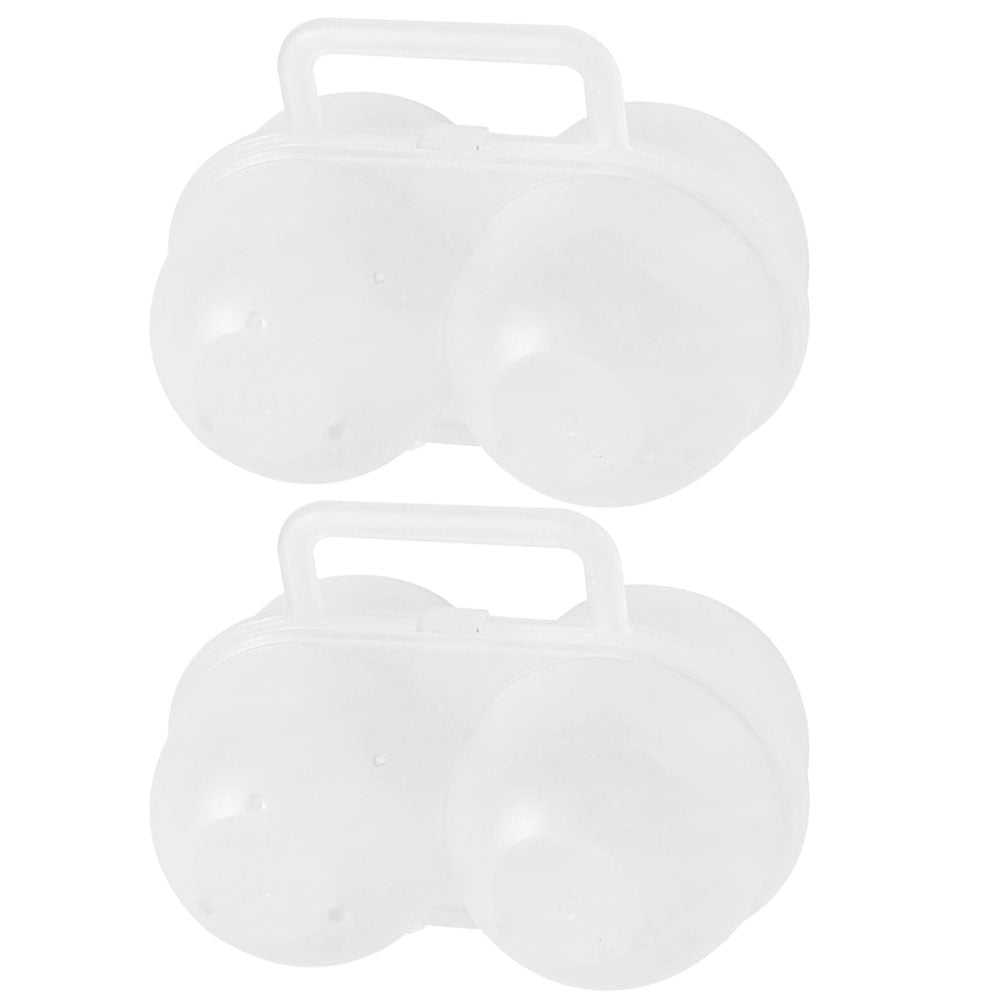 2 Pcs Egg Containers Portable Trays for Deviled Eggs Small Travel ...