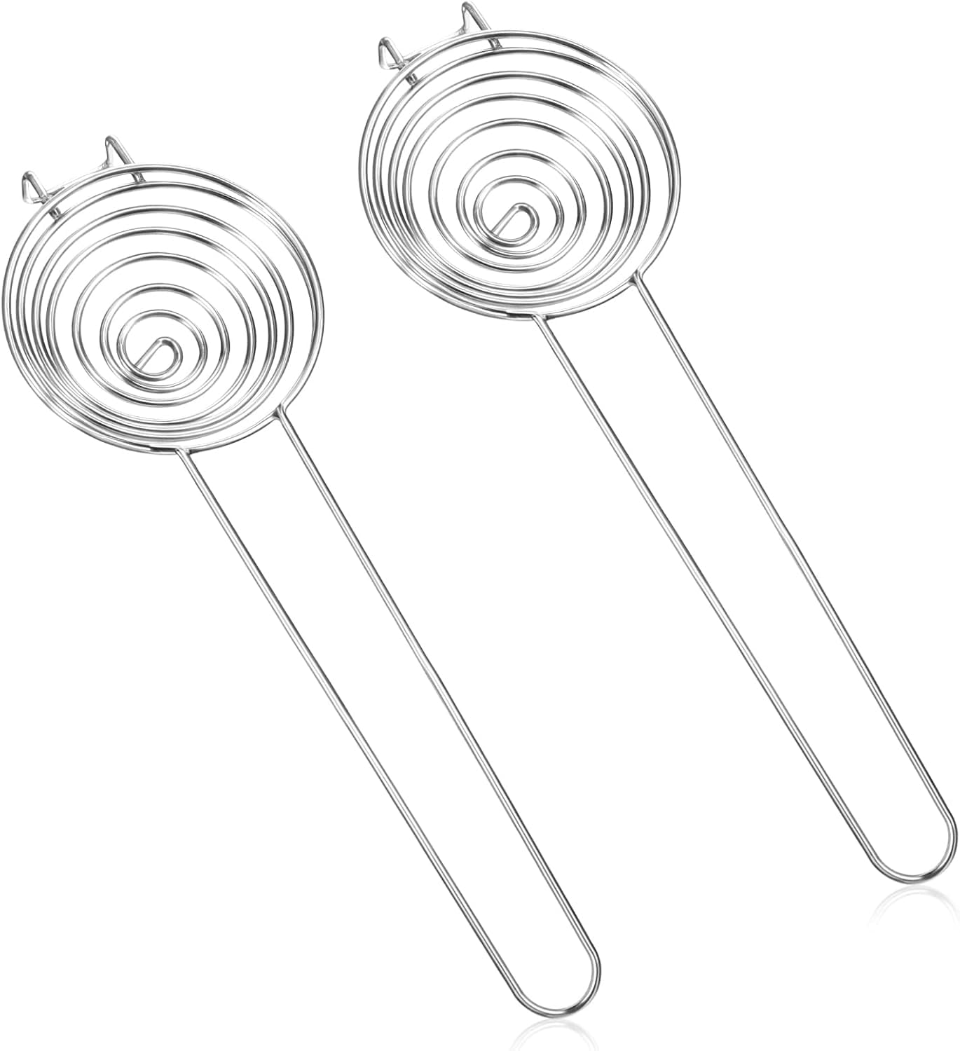 2 Pcs Egg Separator Egg White Yolk Sifting Filter Food Grade Stainless ...