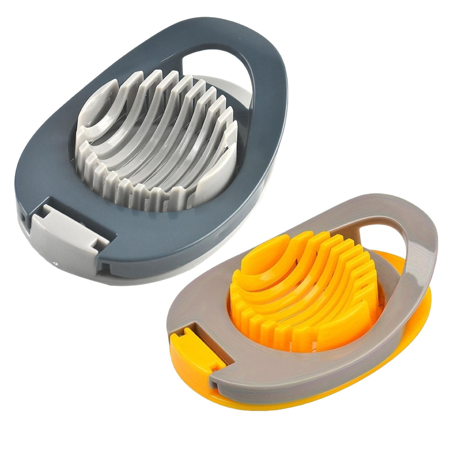 2 Pcs Egg Slicer Stainless Steel Egg Cutter Dual-Mode Egg Divider ...