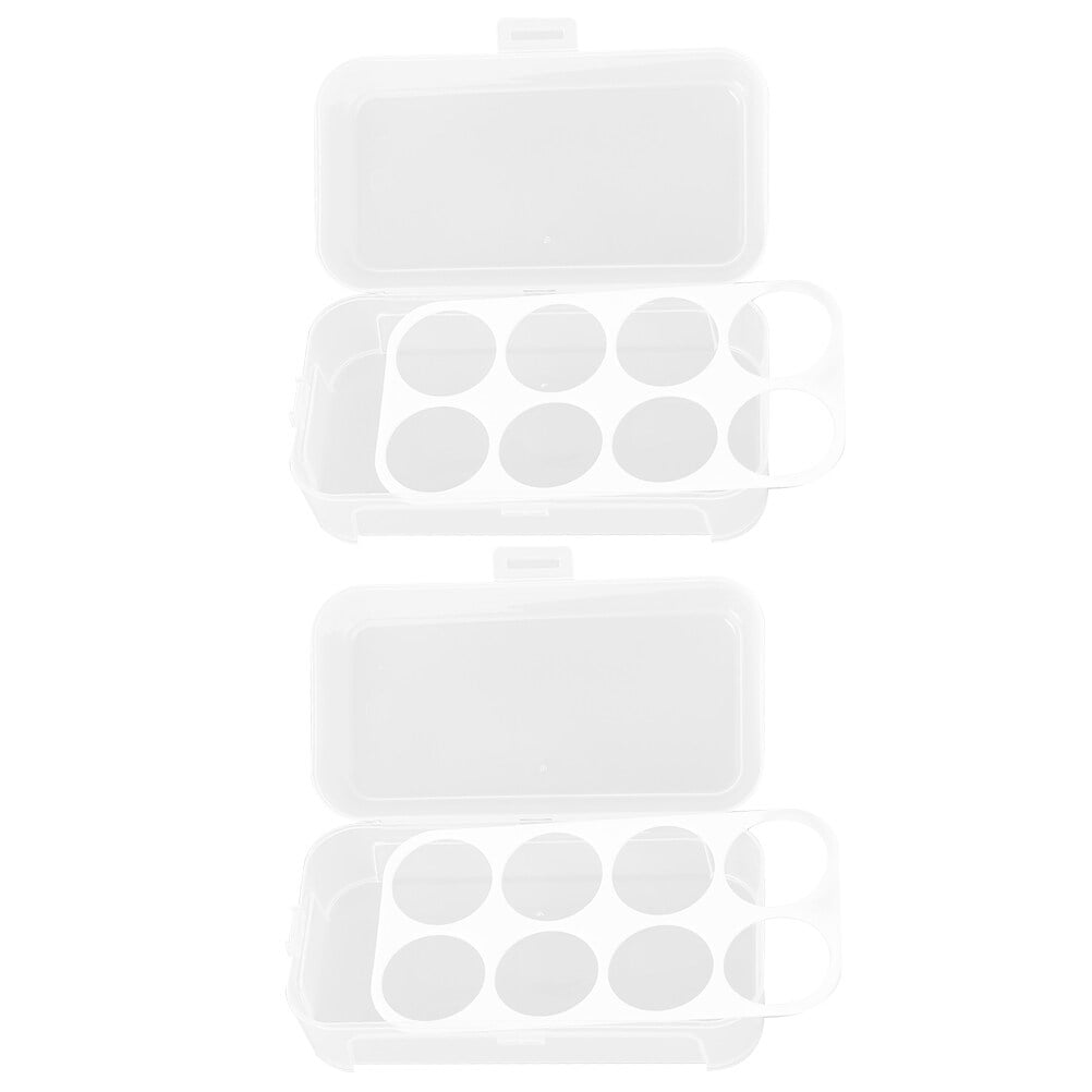 2 Pcs Egg Storage Box Powder Puff Holder Makeup Sponge Travel - Walmart.com