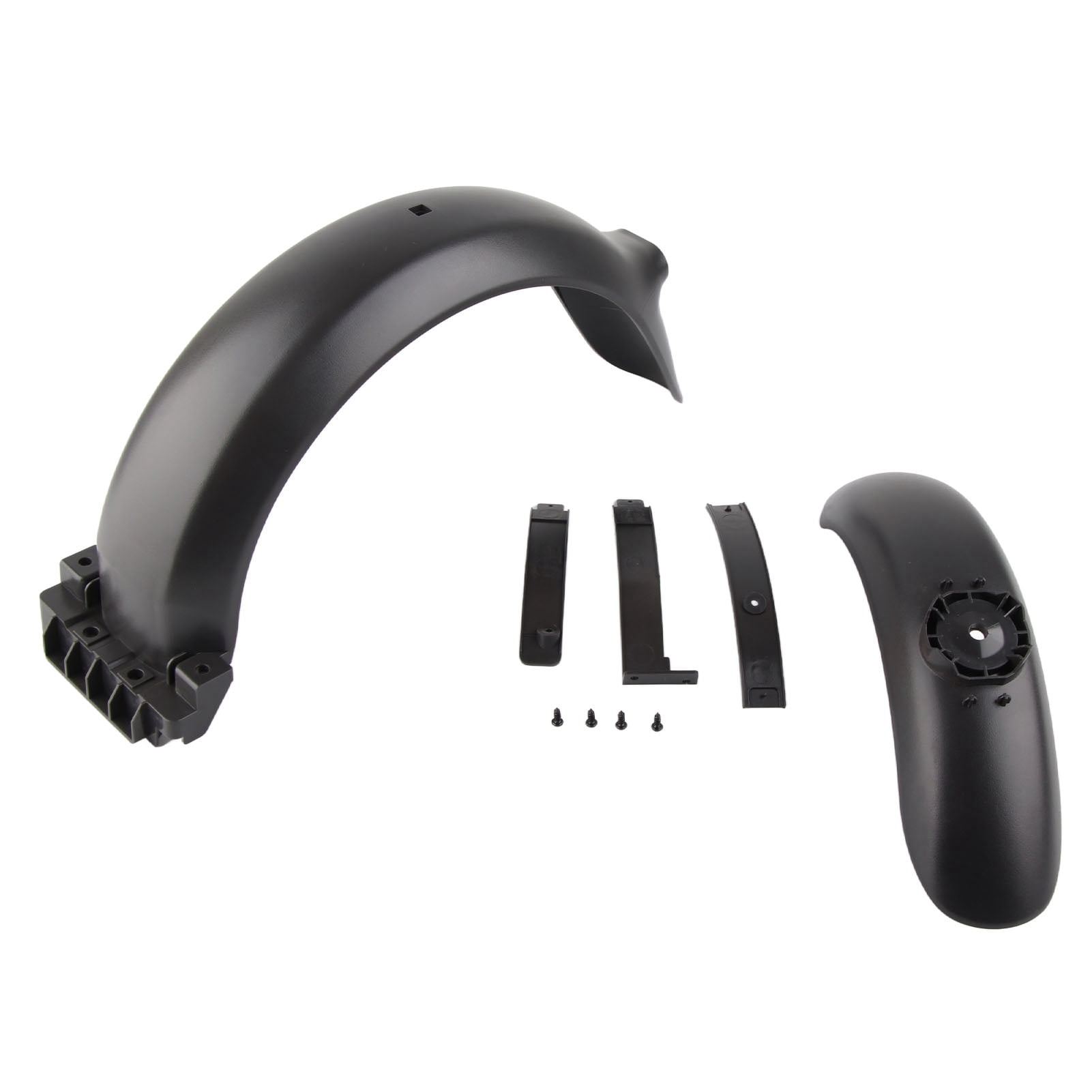 2 Pcs Electric Scooter Front Rear Wheel Mudguards ABS Fender Mudguard ...