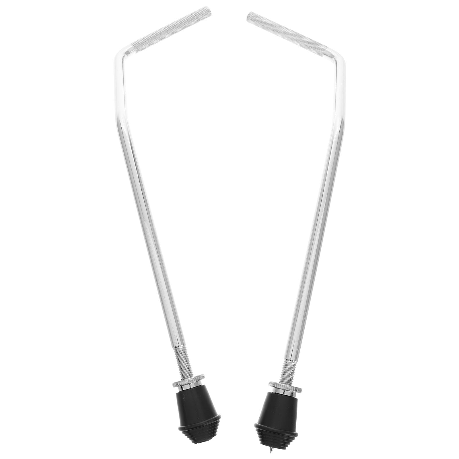 2 Pcs Electroplated Tom Leg Stand Accessories Floor Toner Anti-slip ...