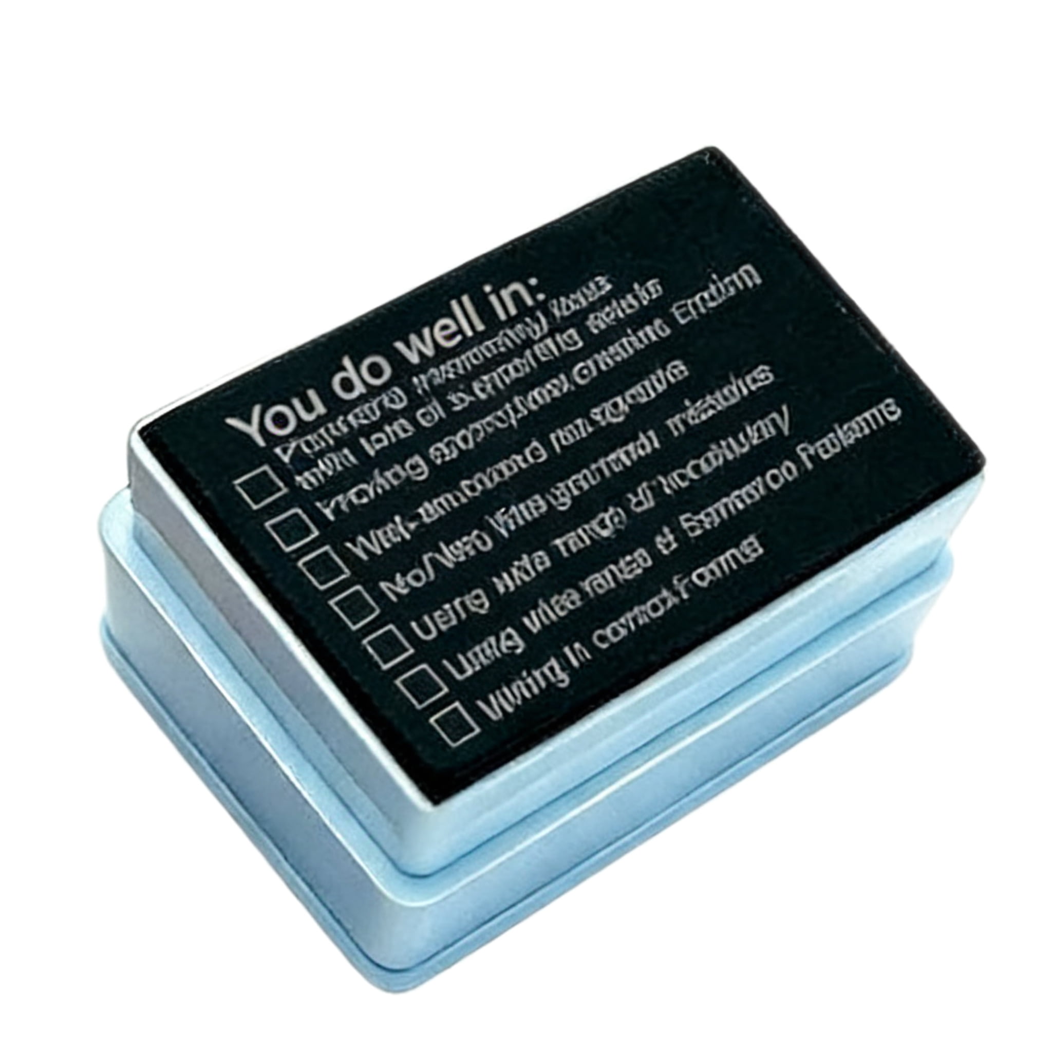 2 Pcs English Feedback Stamp Set Dual Sided Positive and Constructive ...