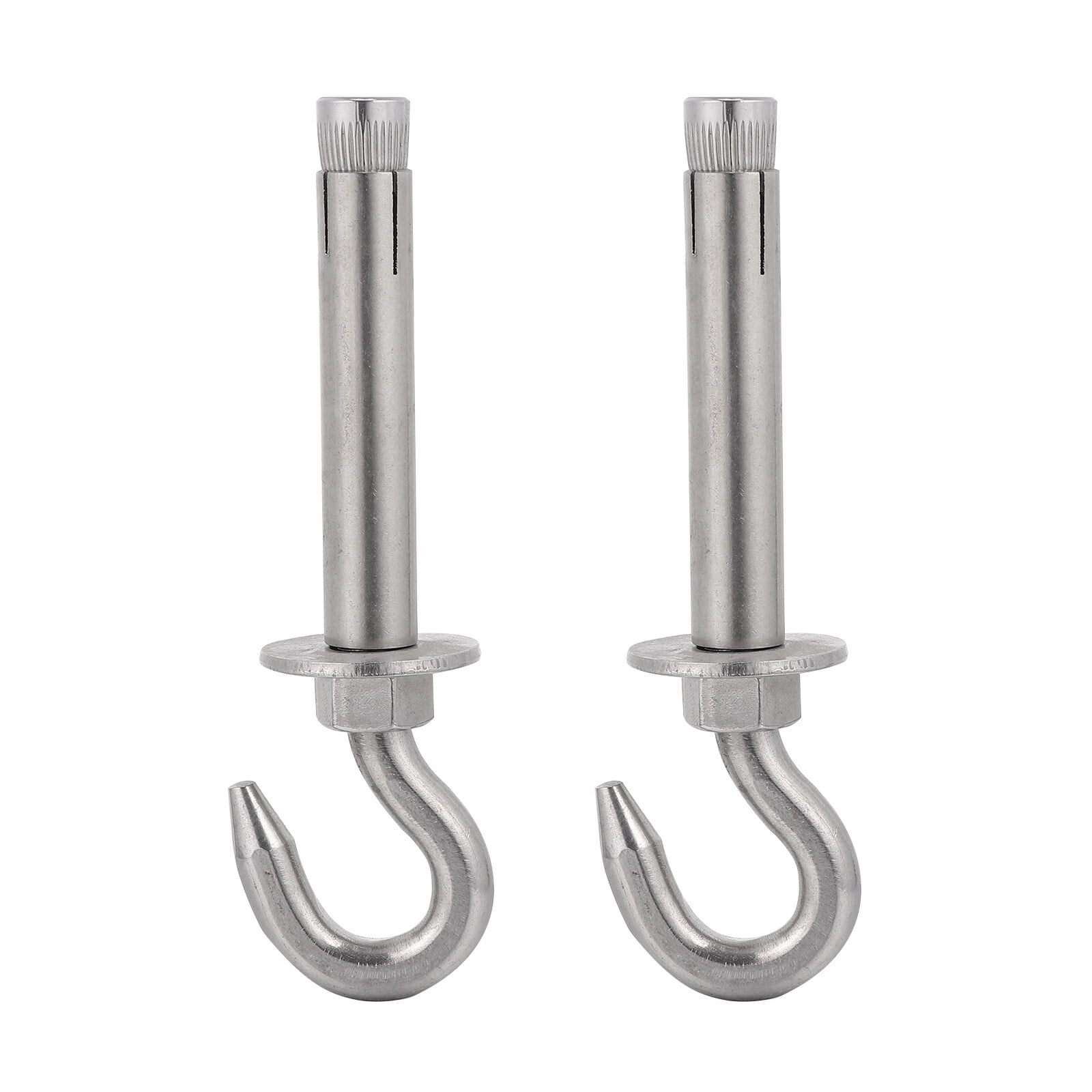 2 Pcs Expansion Bolts Hook Metal Hooks Hammock Stand Eye for Heavy Duty ...