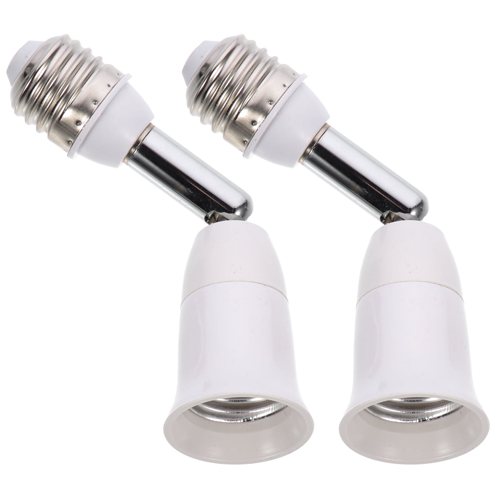 Koolleo 2pcs Light Bulb Socket Extender Bendable Light Socket Adapter ...
