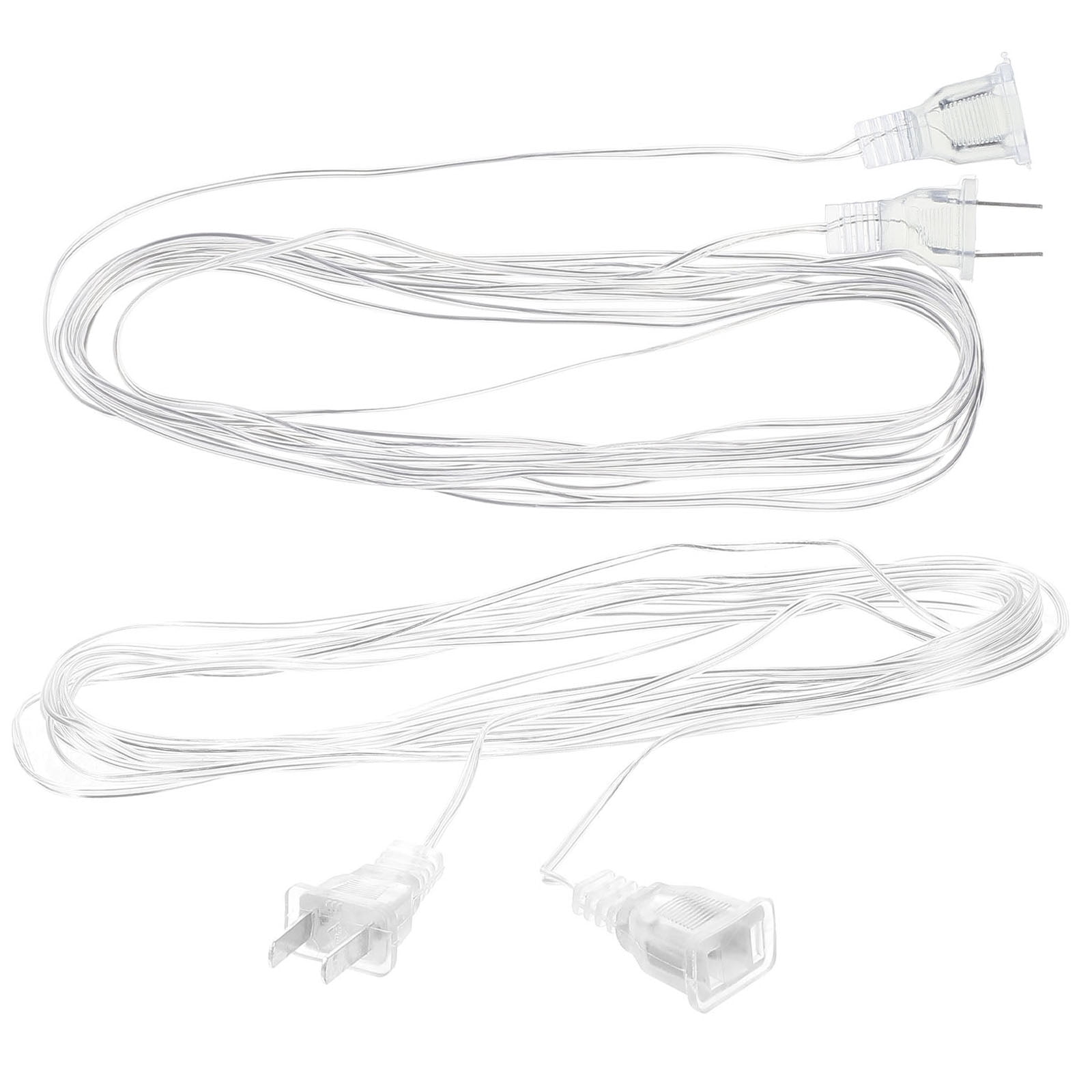 2 Pcs Extension Cable of Strip Lights Xmas Lights Clear Extension Cord ...
