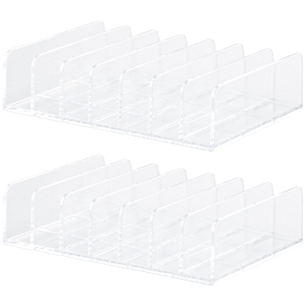 2 Pcs Eyeshadow Tray Storage Box Vanity Organizer Makeup for Drawer ...