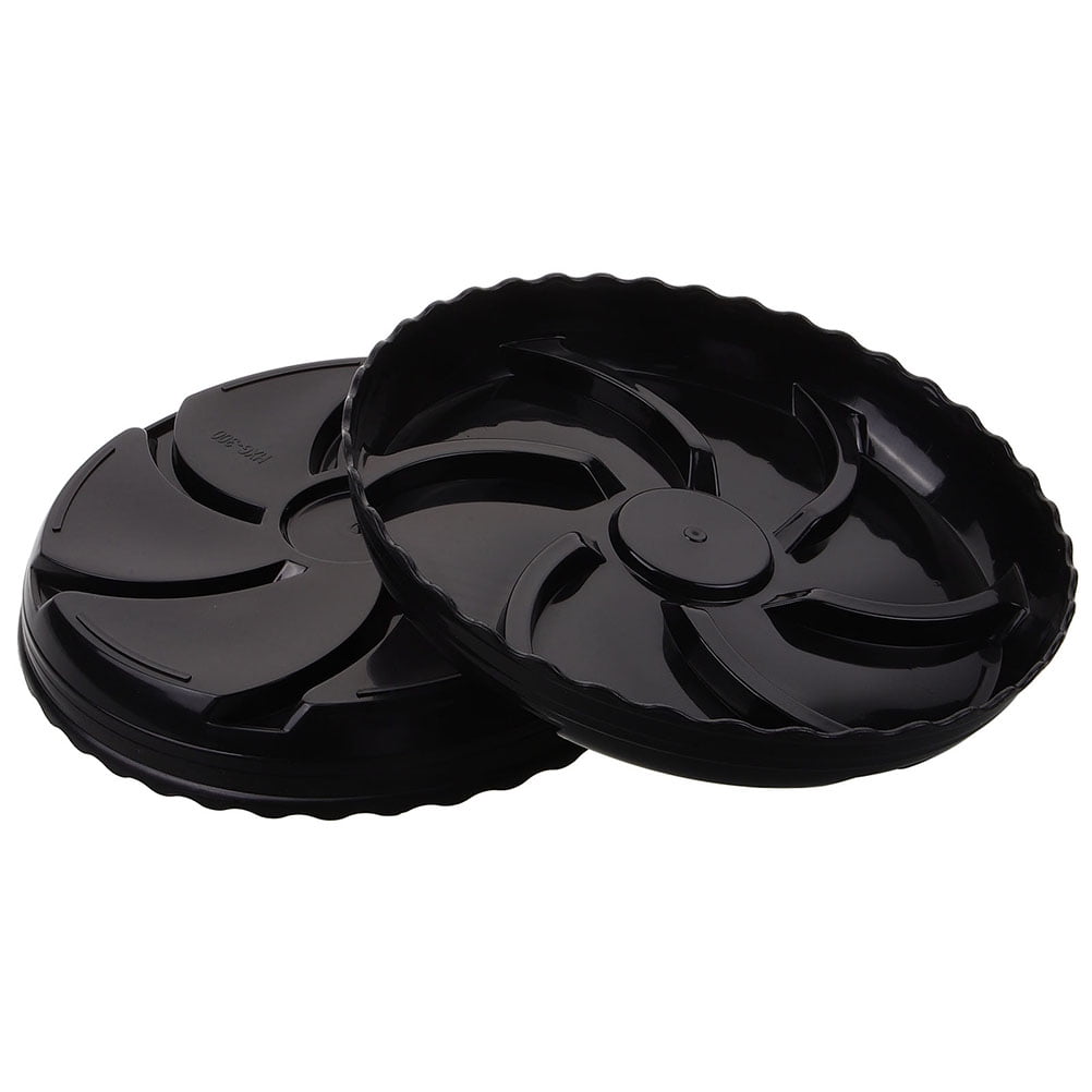 2 Pcs Fairy Garden Fence Expandable Pointer Flower Pot Tray - Walmart.com