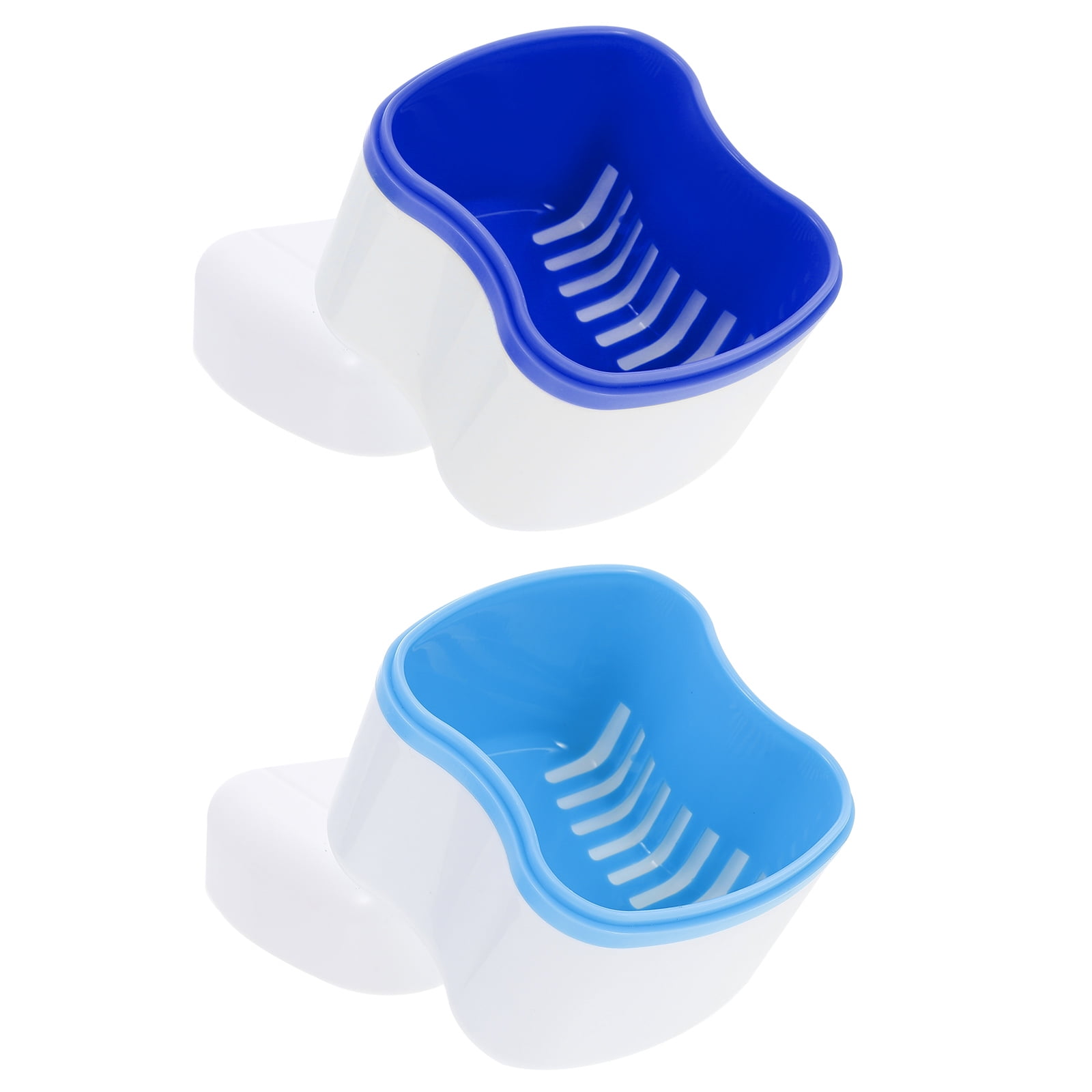 Raindrops 2Pcs Denture Case Box Denture Retainer Case Container ...