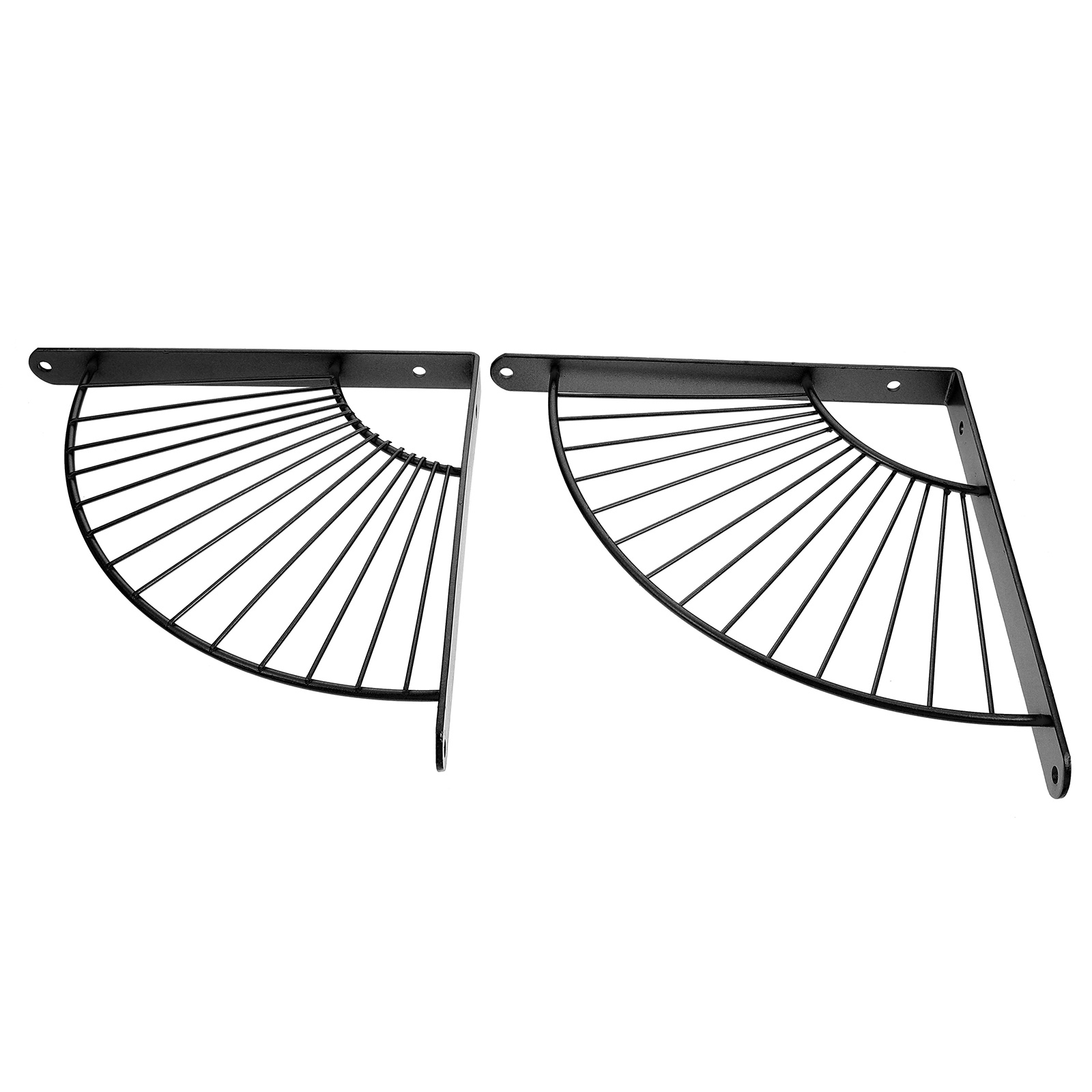 2 Pcs Fan Shelf Brackets Support Frame Wall Mounted Triangle - Walmart.com