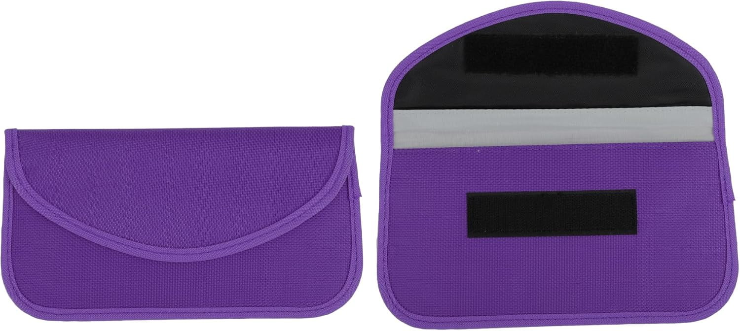 2 Pcs, Faraday Pouch, RFID Signal ing Bags Universal for Car Key ...
