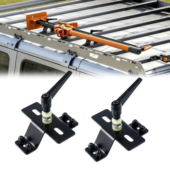 2 Pcs Farm Jack Mount for Roof Rack, High Lift Jack Mounting Brackets ...