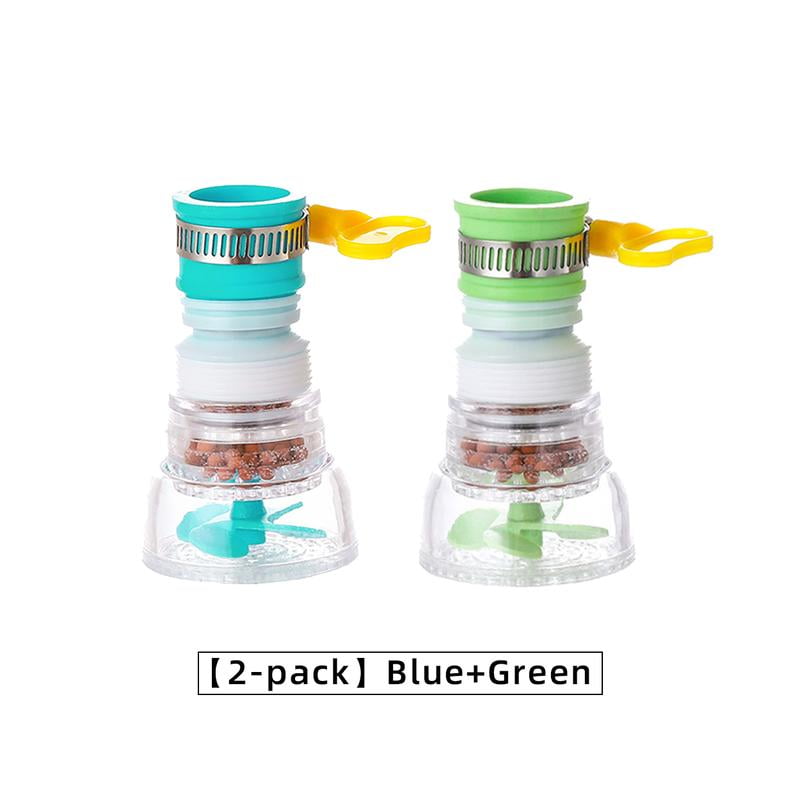 2 Pcs Faucet Filter Set - Water Faucet Extenders 360 Rotating ...