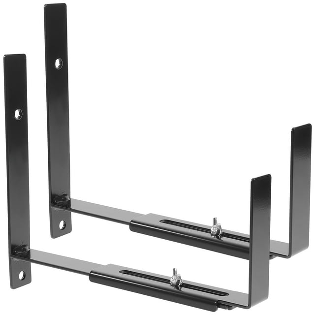 2 Pcs Feeder Railing Hanger Window Balcony Planter Brackets - Walmart.com