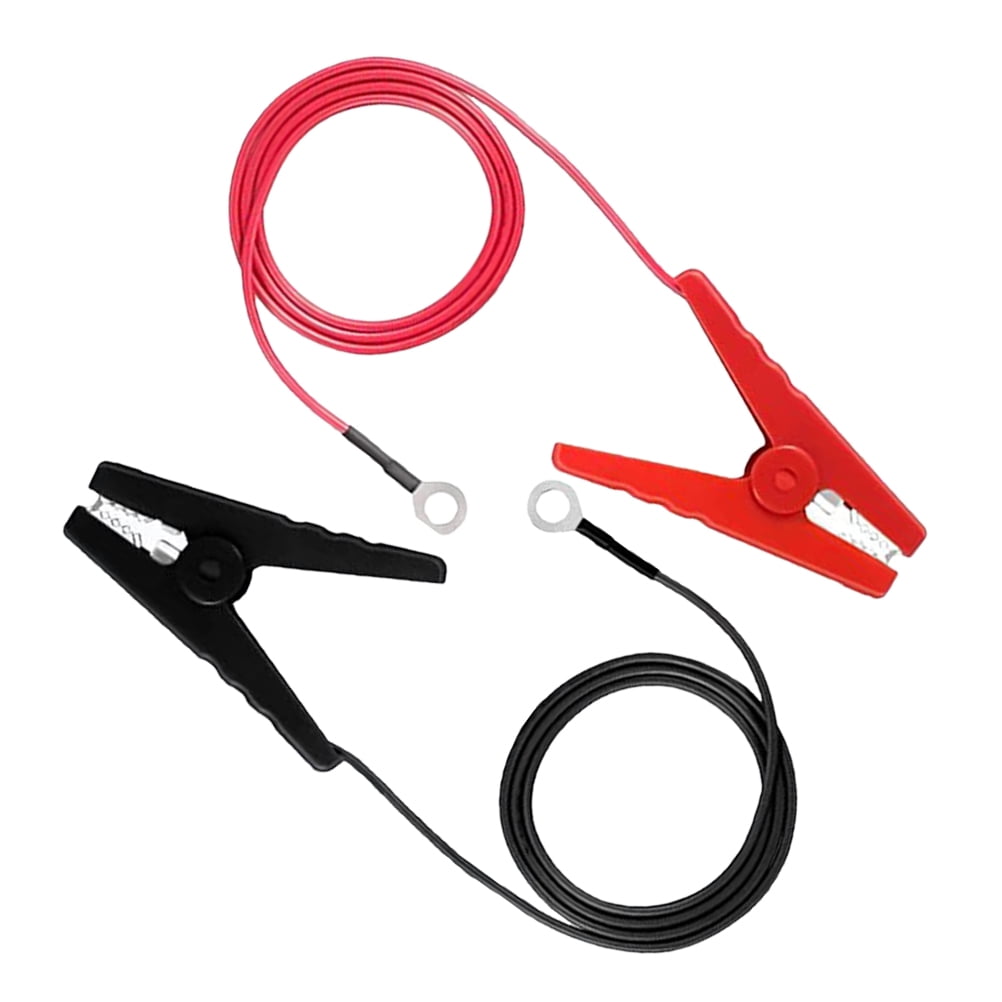 2 Pcs Fence Charging Cable Jumper Alligator Clips Electric Battery ...