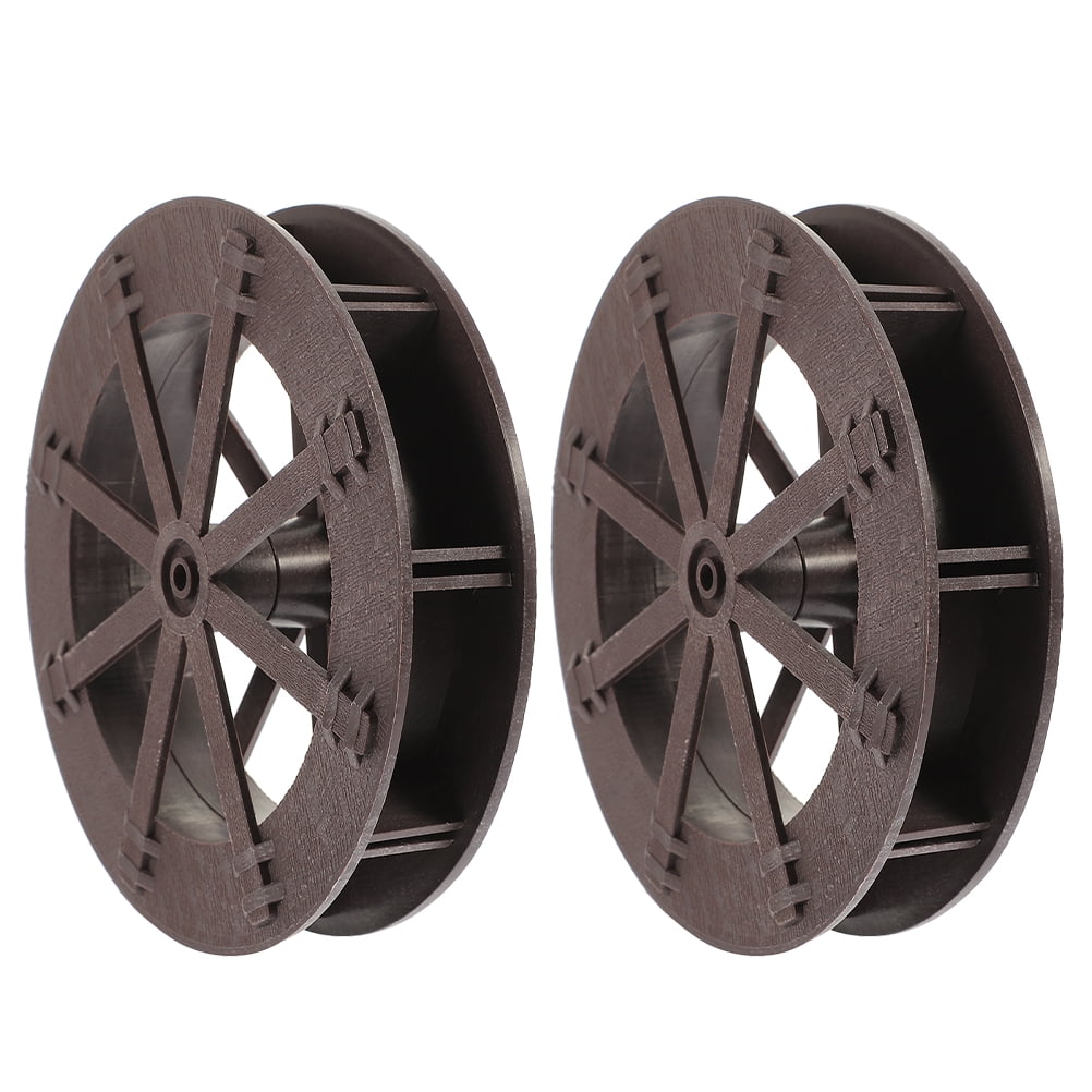2 Pcs Feng Shui Wheel Running Water Wheel Fish Tank Windmill Reptiles ...