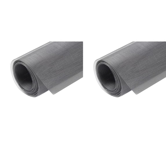 2 Pcs Fiberglass Screen Mesh 39.37 x 78.74 Inch for Patio Door, Window ...