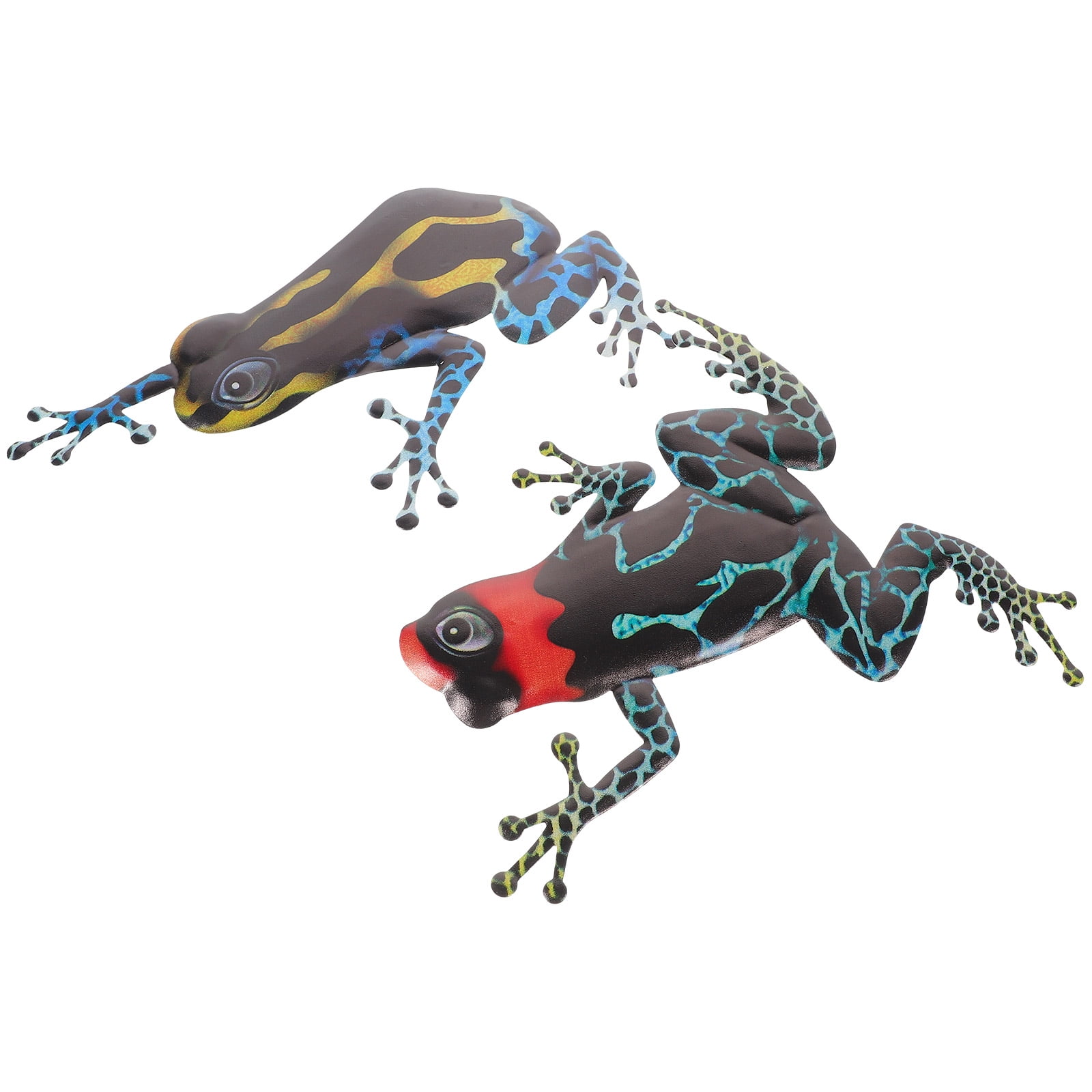 Homoyoyo 2Pcs Blue Iron Frogs Creative Wall Pendant for Tabletop Home Decor - Walmart.com