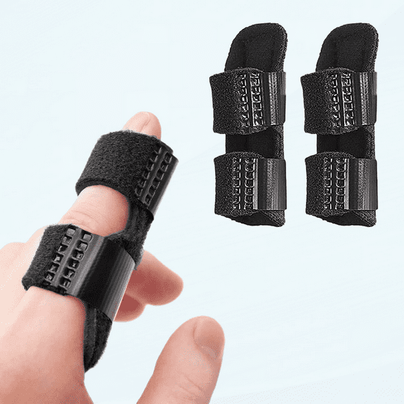2 Pcs Finger Splints,Trigger Finger Splint for Fits Index Finger Middle ...