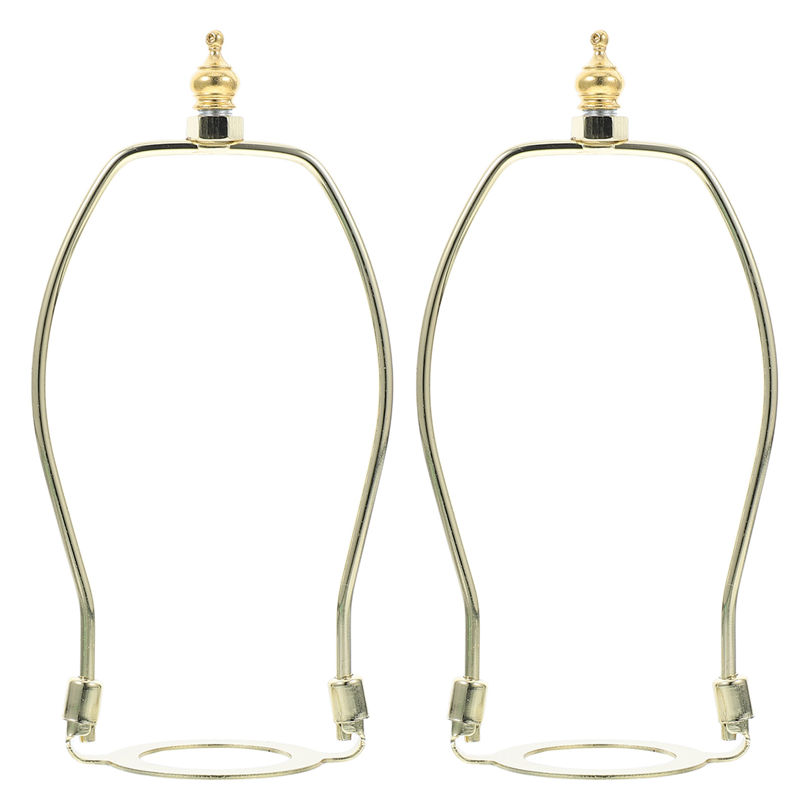 2 Pcs Finials for Lamps Repair Replacement Lampshade Mounting Bracket ...