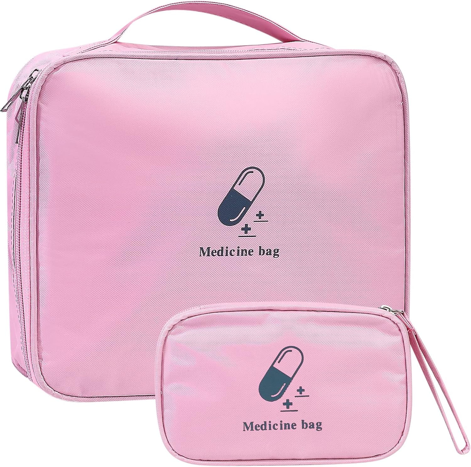 2 Pcs First Aid Kit Bags, Portable Travel Empty Medical Medical ...