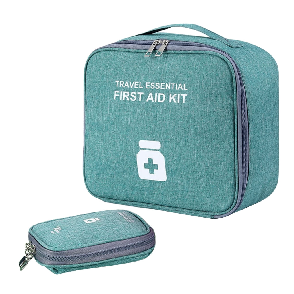 2 Pcs First Aids Kits Large Capacity Emergency Bag for Homes, Office ...