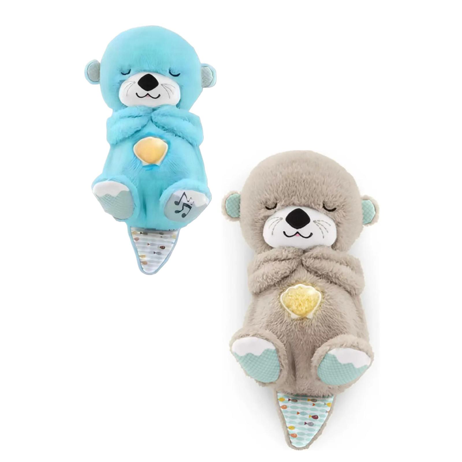 2 Pcs Fisher-Price Baby Toy Soothe 'n Snuggle Otter Plush Musical Plush ...