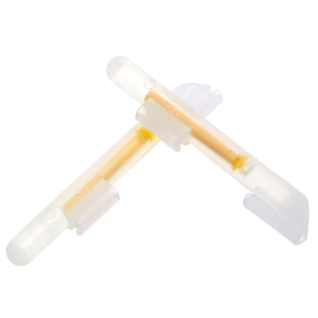 2 Pcs Fishing Glow Sticks Fluorescent Light Stick Rod Night Fishing ...