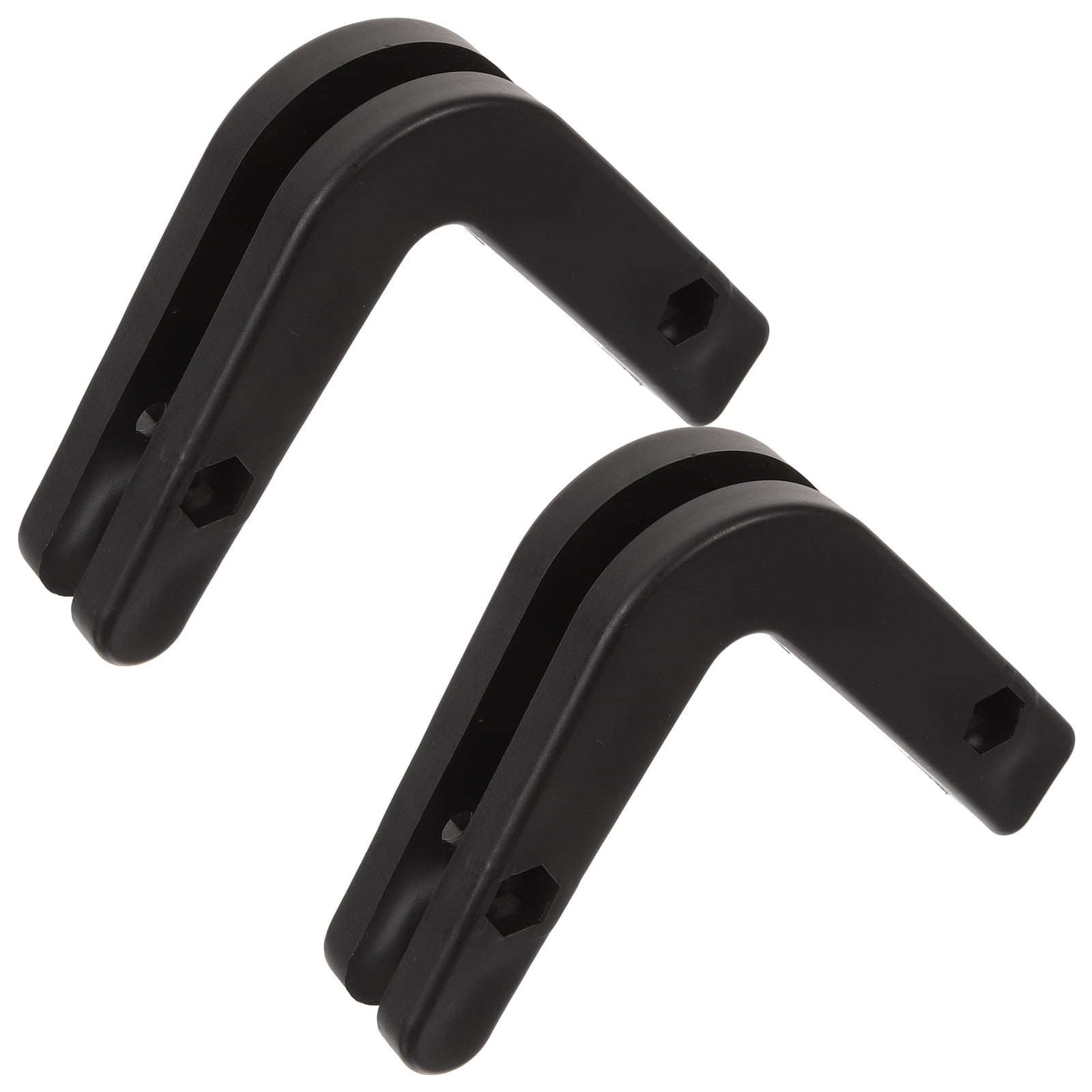 ifundom Wall Mounted Barbell Holder Barbell Hanger Black 2Pcs 5X3.4in ...