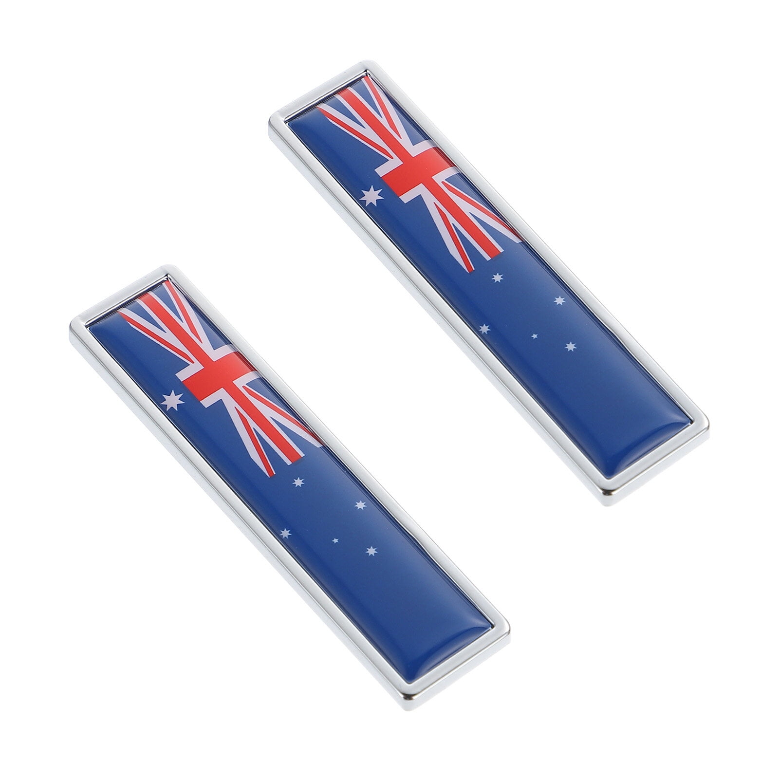 2 Pcs Flag Metal Stickers Car Bonnet Badge Decor Decoration - Walmart.com