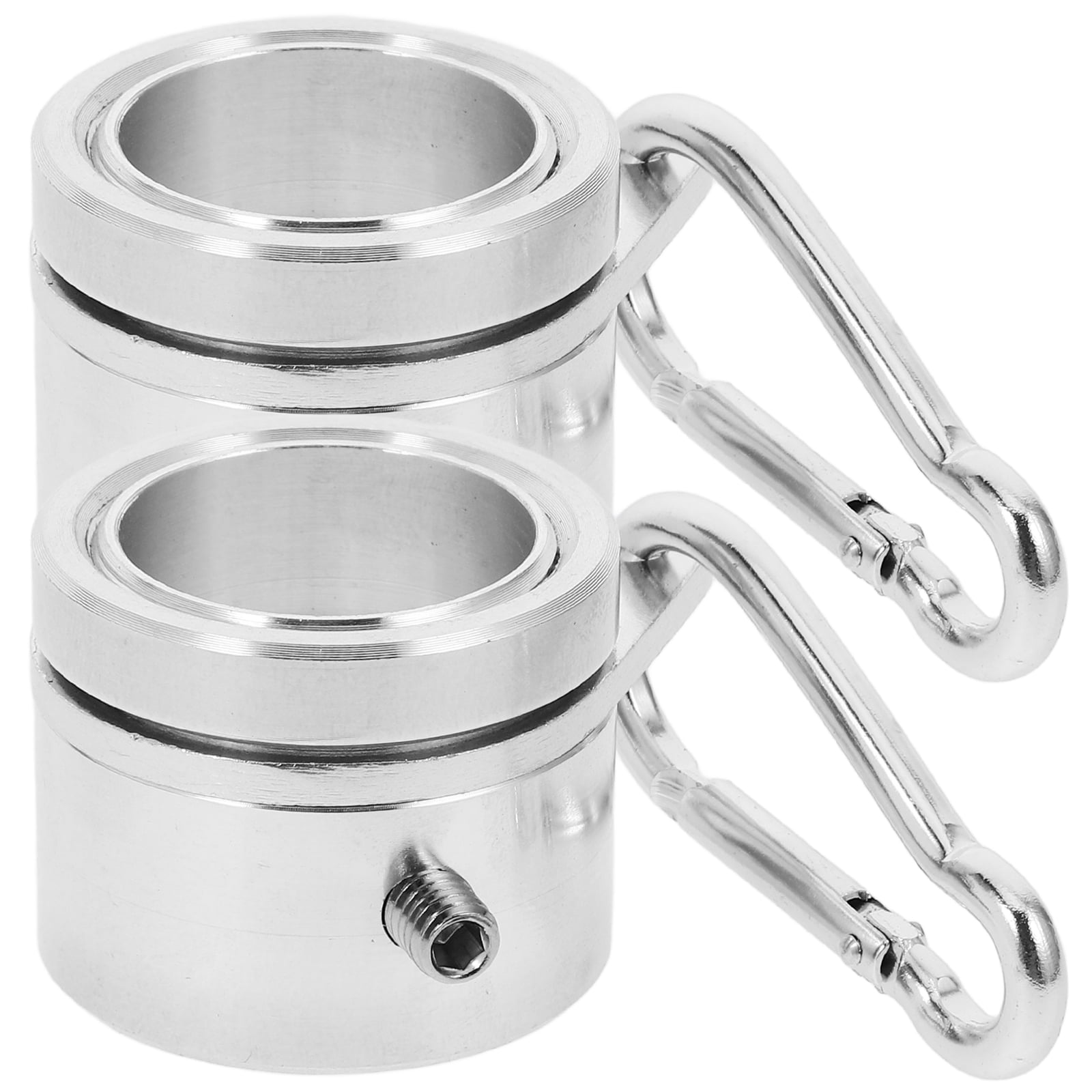 2 Pcs Flag Mounting Clip Pole Parts Rings Poles for Wall Swivel Clips ...