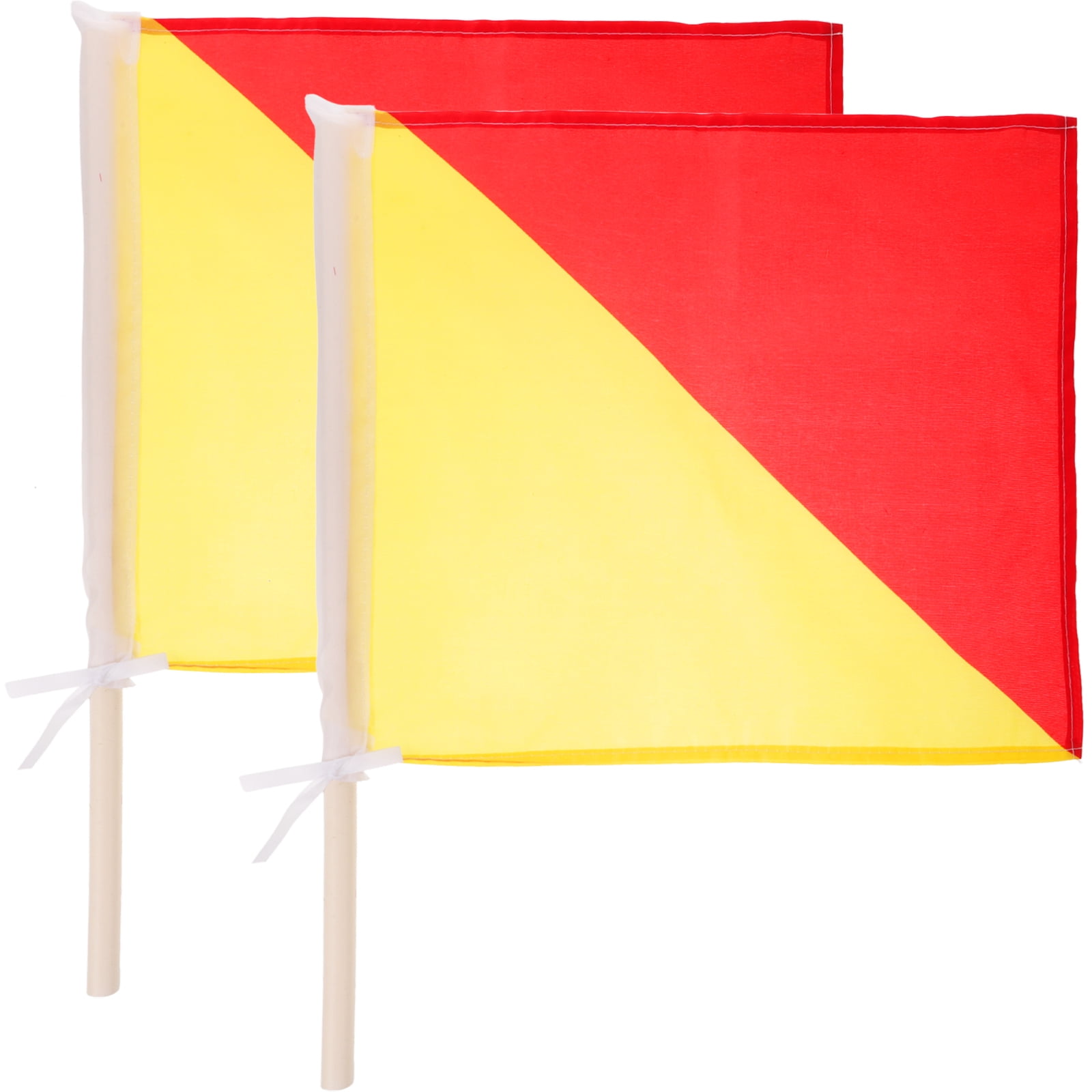 2 Pcs Flag Signal Performance Race Cars Commanding Flags Referee ...