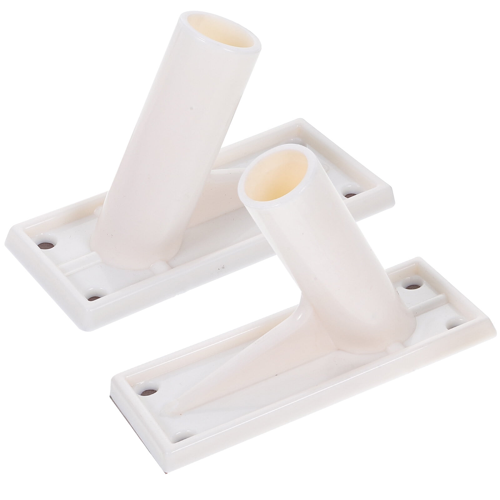 2 Pcs Flagpole Stand Holder Adhesive outside Flags Adjustable Garden ...