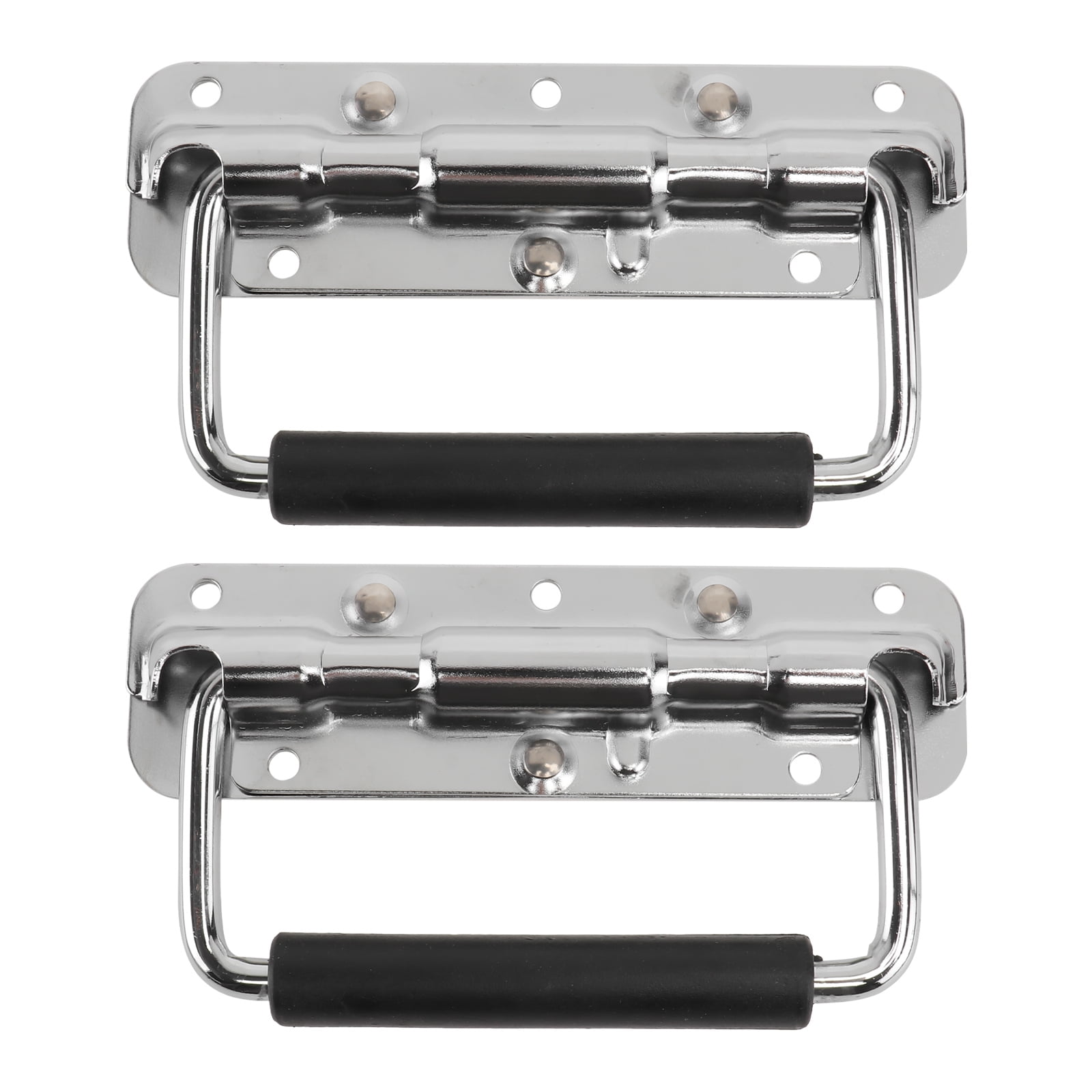 2 Pcs Flight Case Handles Door Locks Pulls for Cabinets Silver ...