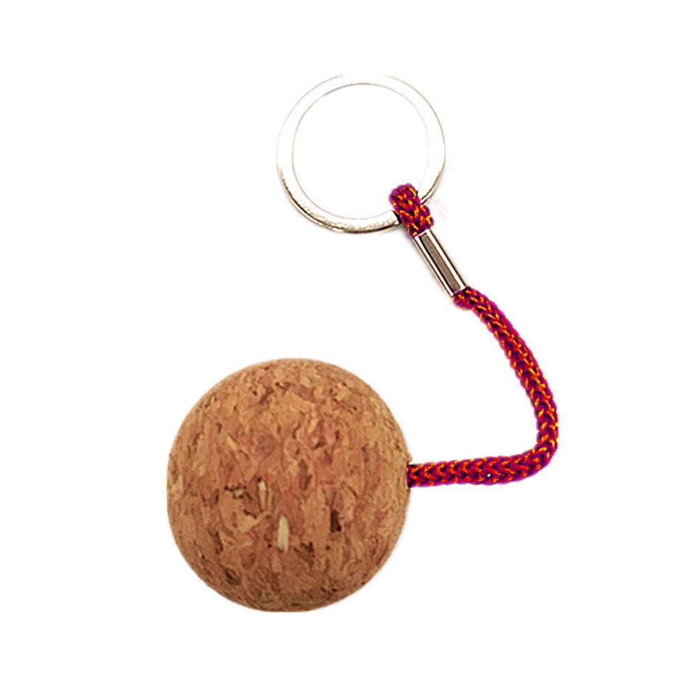 2 Pcs Floating Cork Ball Key Ring Sailing Boat Float Buoyant Rope ...