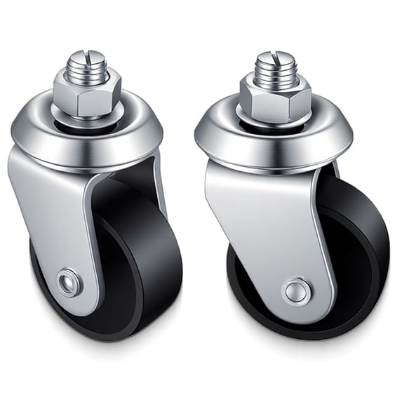 2 Pcs Floor Jack Casters for 4 Ton Floor Jack,Cast Iron Racing Jacks ...