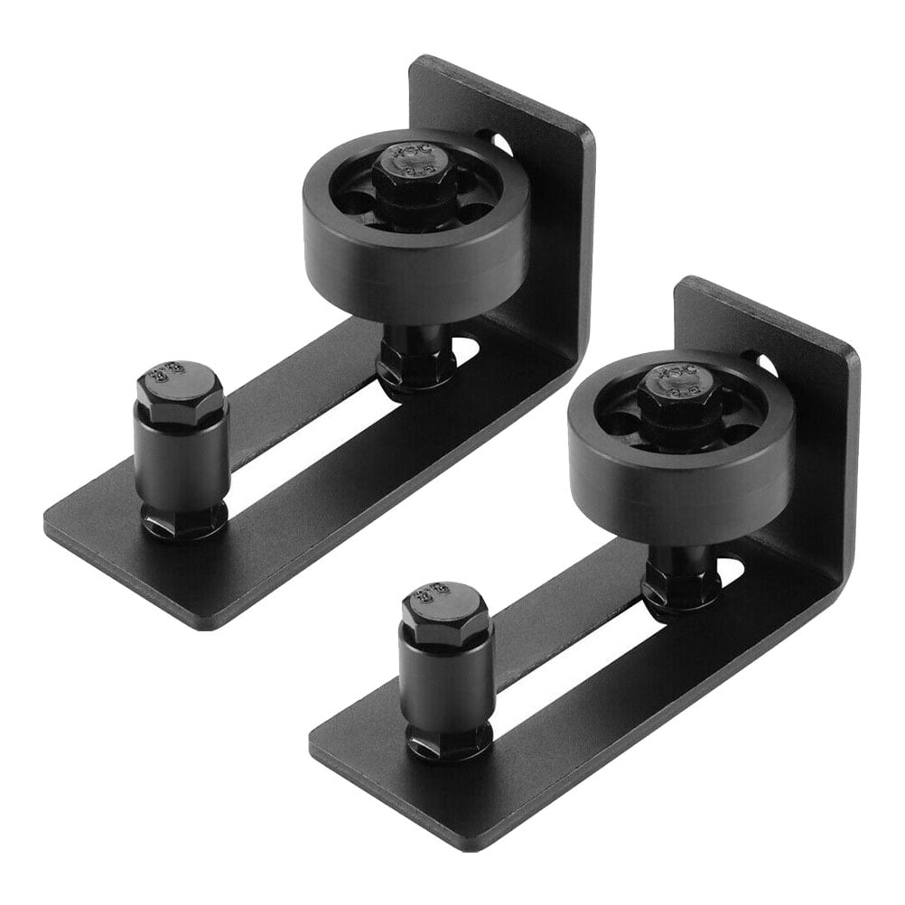 2 Pcs Flooring Steel Floor Guide Wall Mount Door Guide Slide Barn Door ...