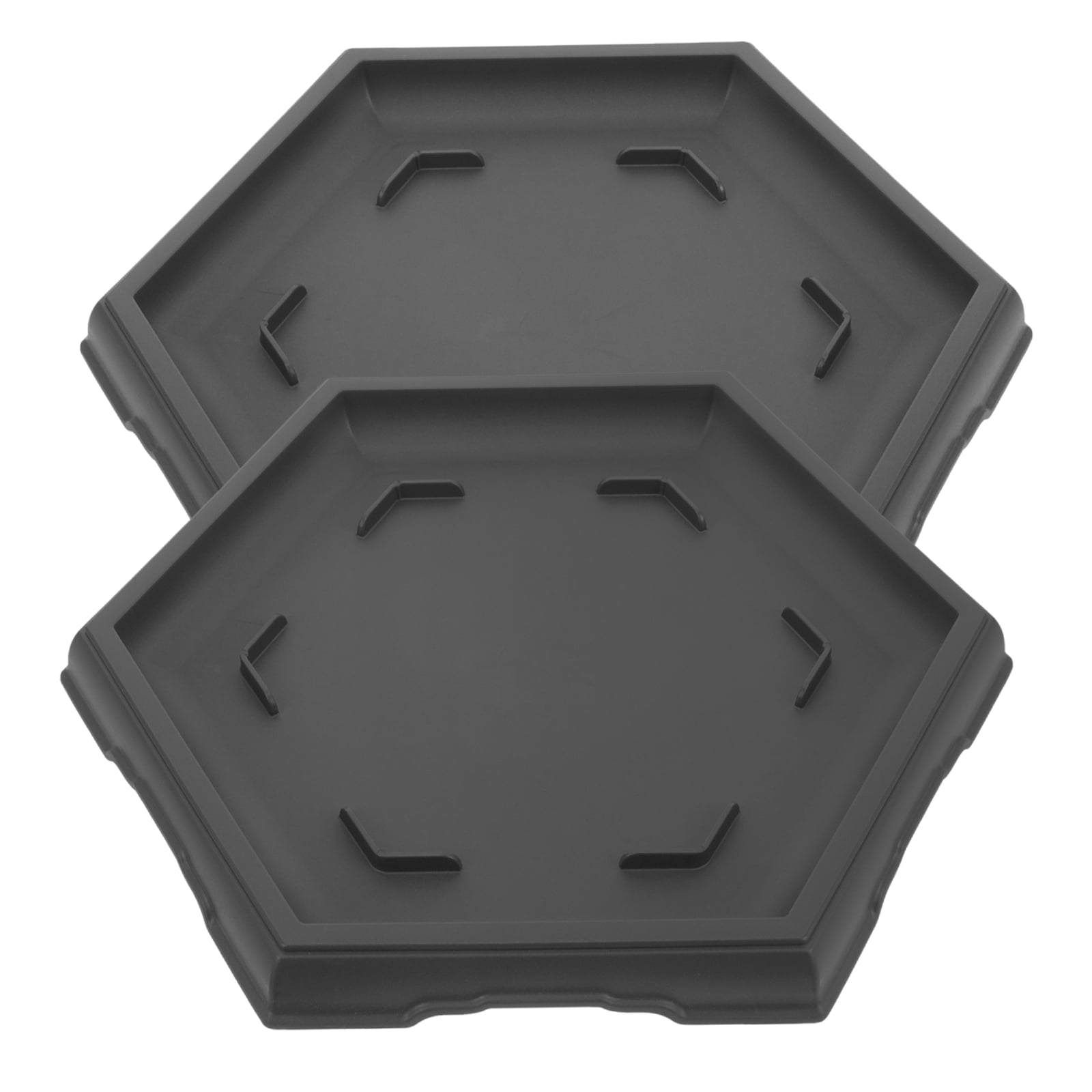 2 Pcs Flower Pot Tray Indoor Plant Plate Plants Modeling Gardening ...