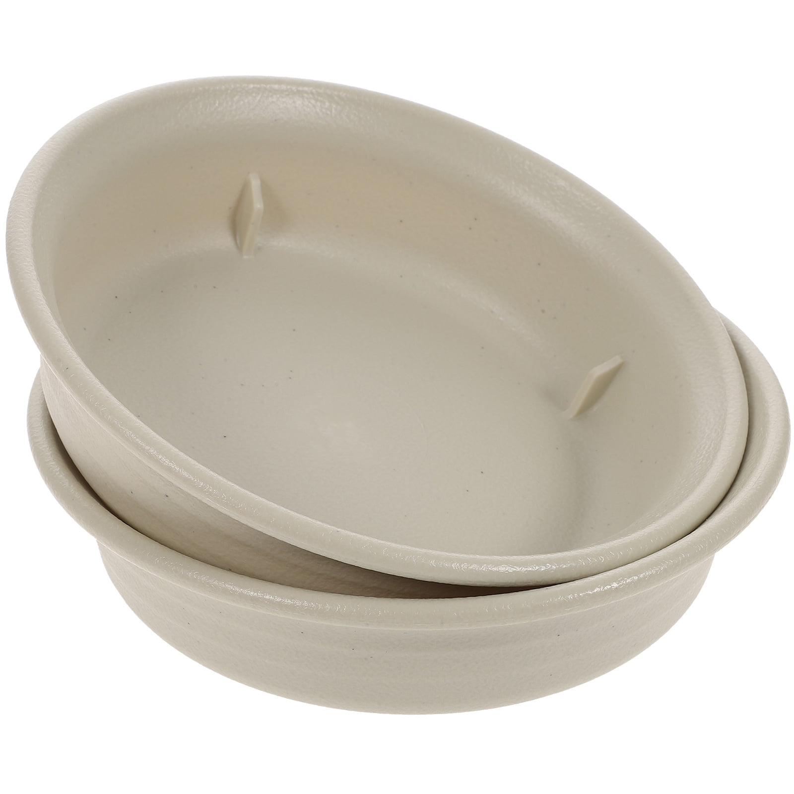 2 Pcs Flower Pots Plate House Plates to Catch Water Plants Tray ...