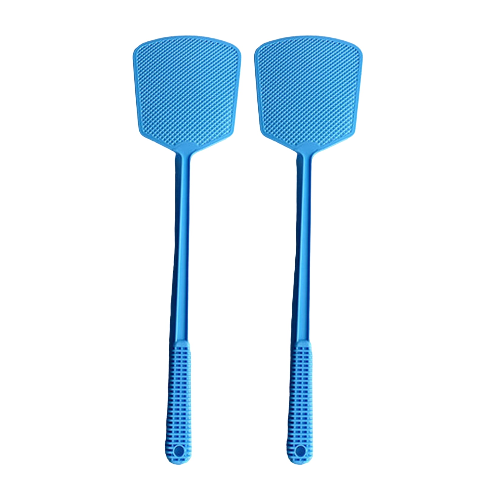 2 Pcs Fly Swatters Thickened Long Handle Flexible Great Tenacity Hollow ...