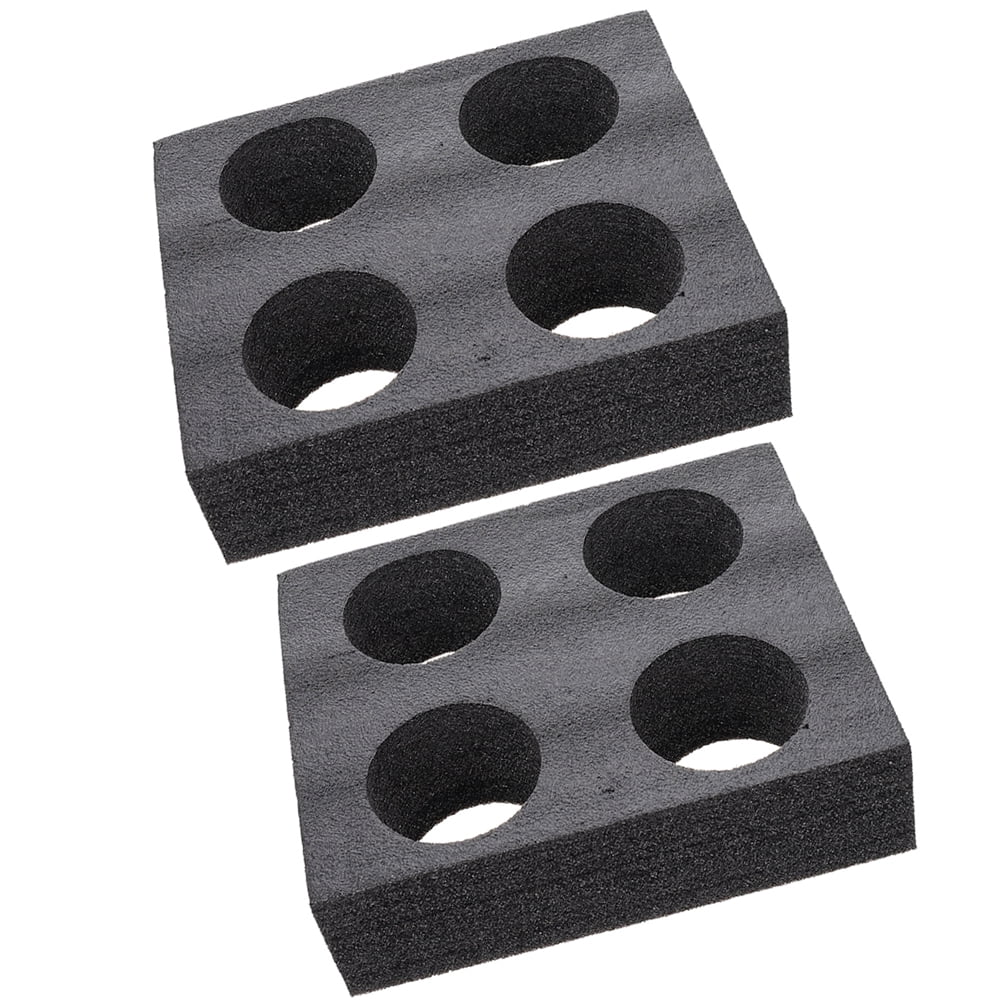 Black EPE Foam Cup Carrier Tray with Multiple Holes for Beverage Cups ...