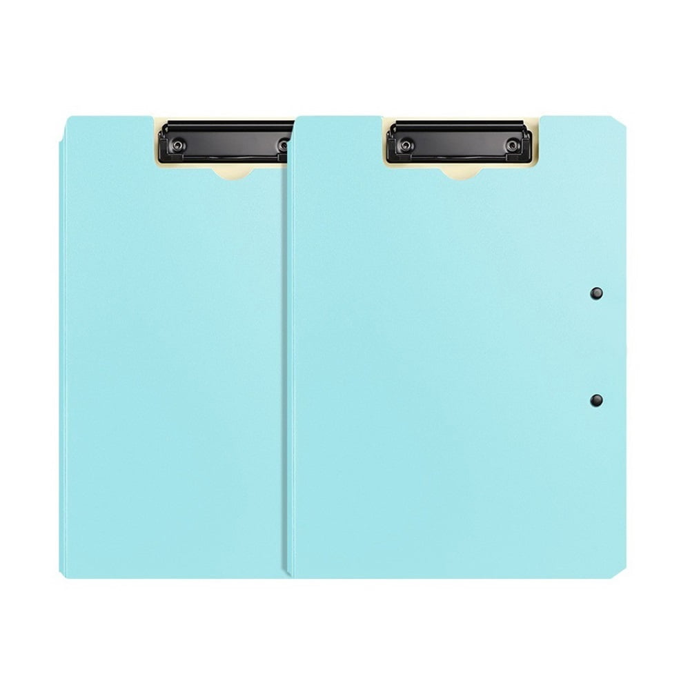 2 Pcs Foldable Cover Clipboard Folder Contract File Organizer Binder ...