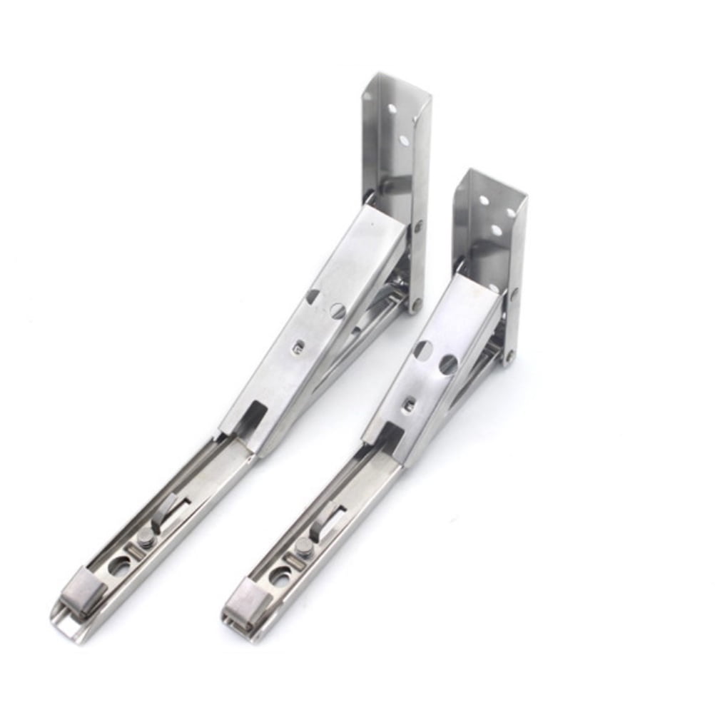 2 Pcs Foldable Support Bracket Corner Brace Shelf Bookshelf Brackets ...