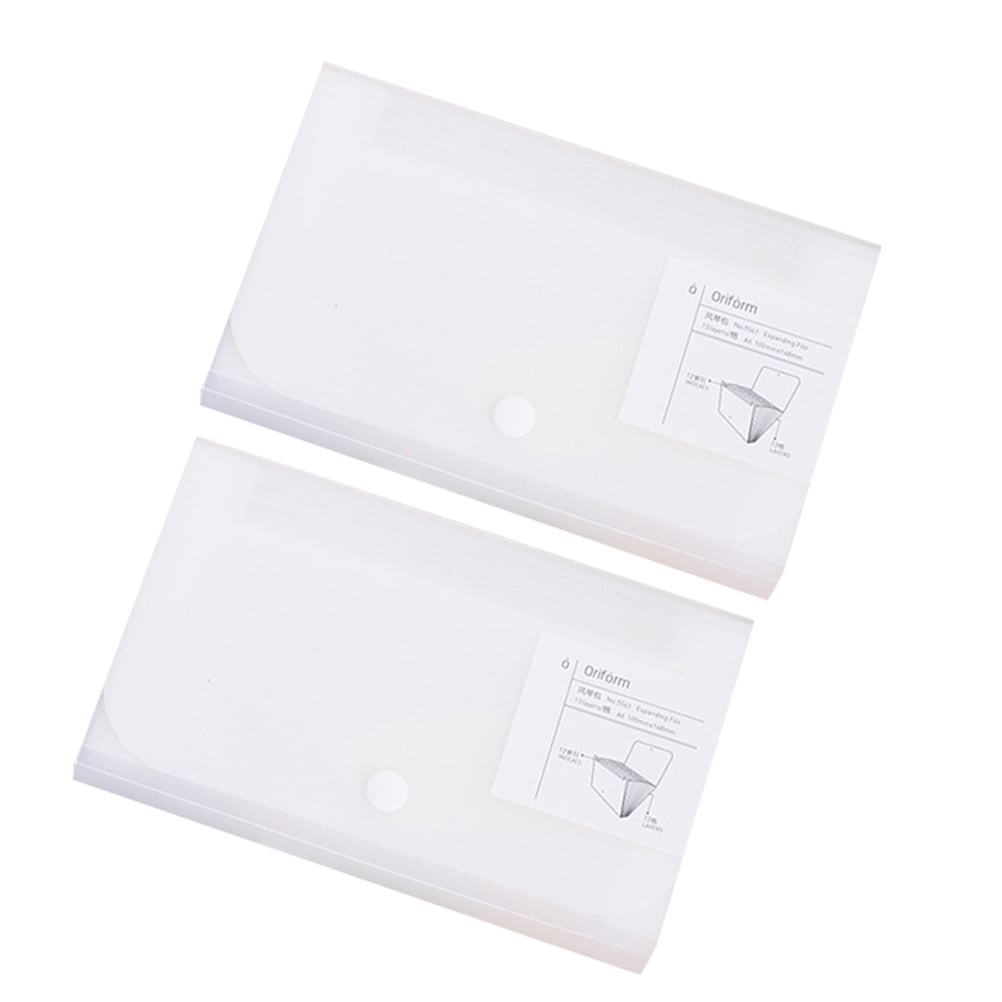 2 Pcs Folder for Office Multilayer File Folder Portable Folder Office ...